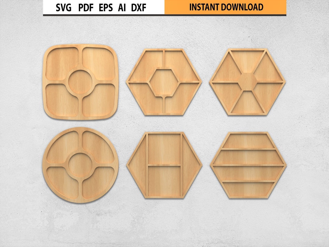 Serving Tray SVG Bundle, Laser Cut Files (digital Download) - Etsy
