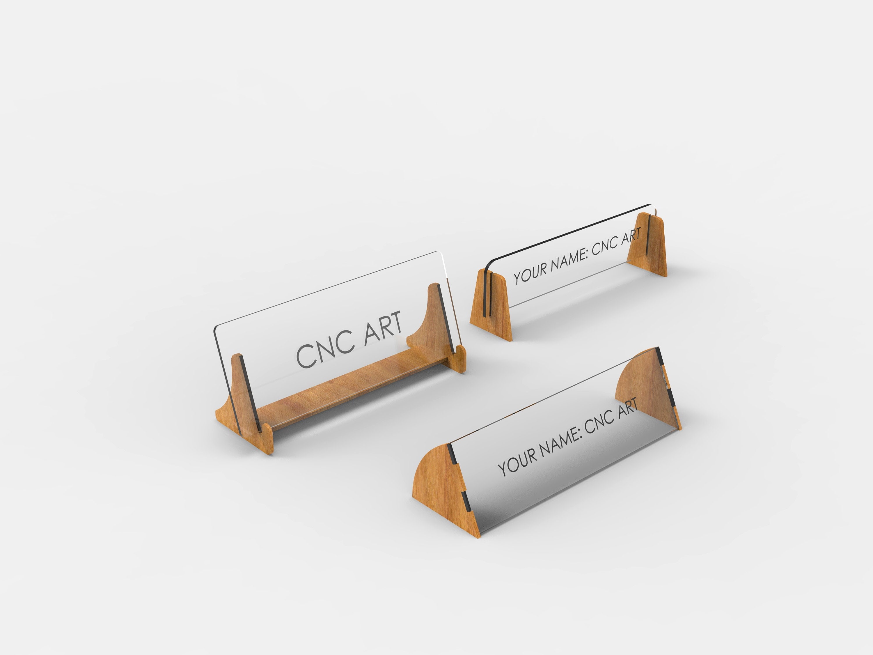 Laser Cut Desk Name Plate Bundle Set of 6, Laser Cut Desk Name Plates ...