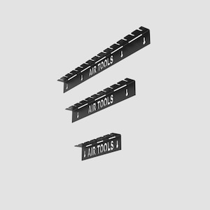 Air Tool Holder Cut Files DXF, Wall Mount Air Tool Hanger DXF Files for ...