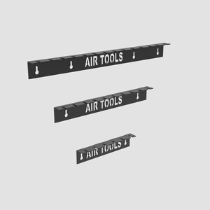 Air Tool Holder Cut Files DXF, Wall Mount Air Tool Hanger DXF Files for ...