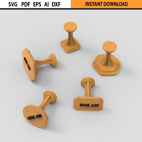 Rubber Stamp Laser Cut Svg - Etsy