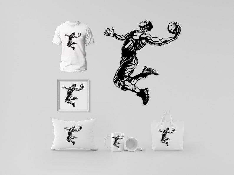 Basketball Player Jump Shot SVG, Basketball PNG, Basketball Team ...