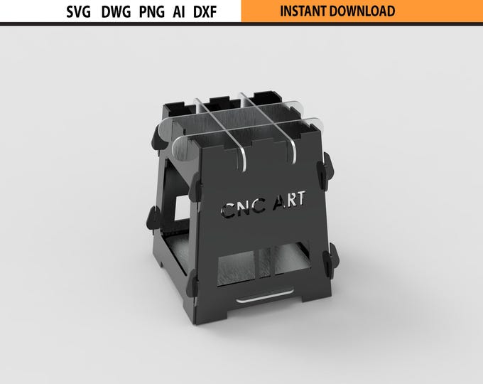 Smoker DIY Plan. A Set of DXF Files + Drawings for Assembly. DXF File ...