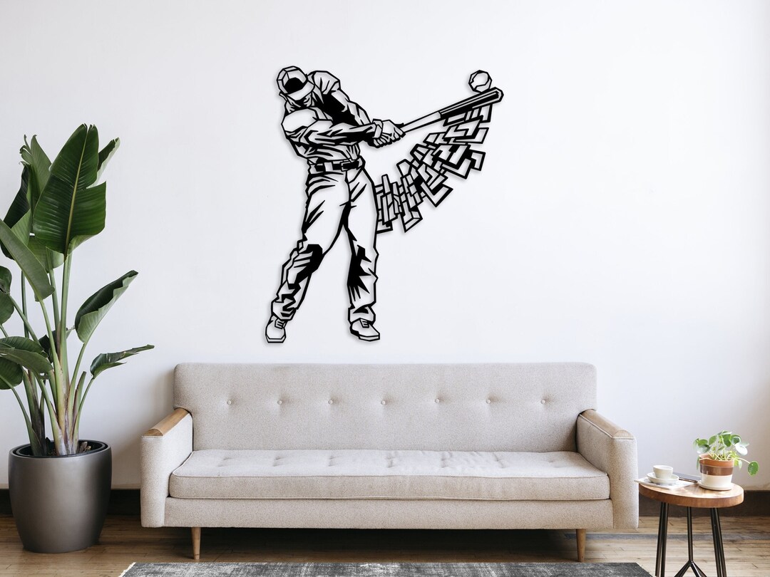 Baseball Player SVG Laser Cut , Baseball Player Batter SVG | Laser Cut ...