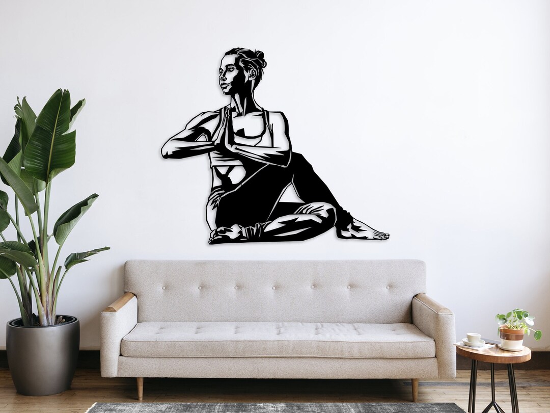 Yoga Meditation Woman SVG, Laser Cut File (digital Download) - Etsy
