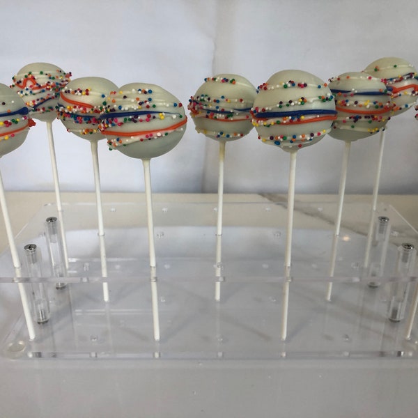 Rainbow Cake Pop - Etsy
