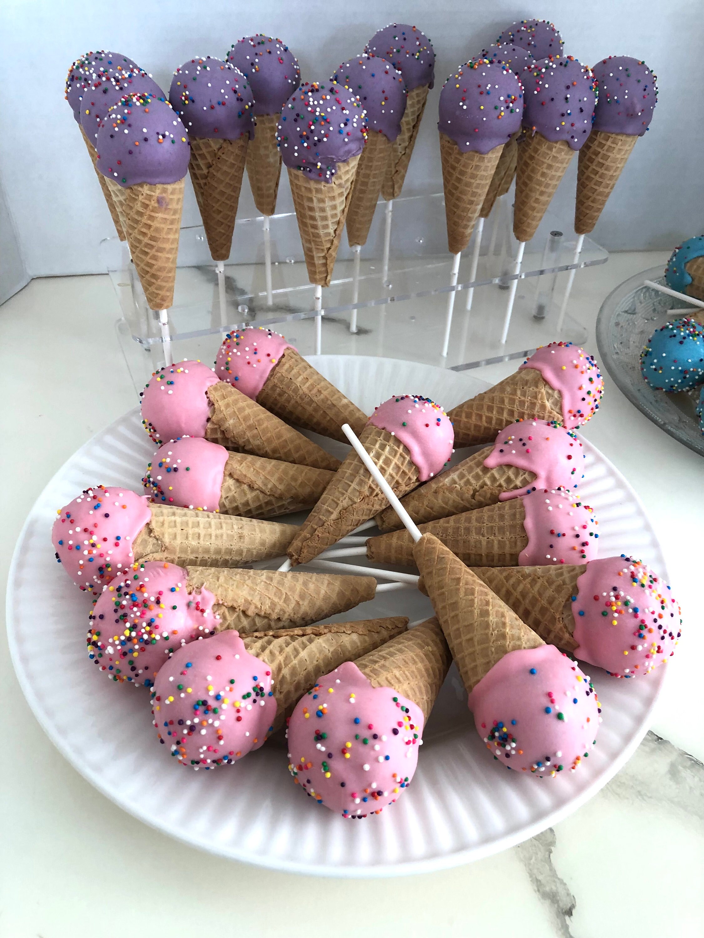 Ice Cream Cake Pops Party - Etsy