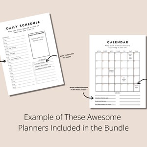 Simple Fillable and Printable Life Planner Bundle, Budget Planning ...