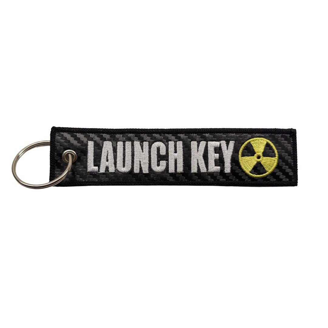Launch Key Carbon Fiber Style Keytag/keychain - Etsy