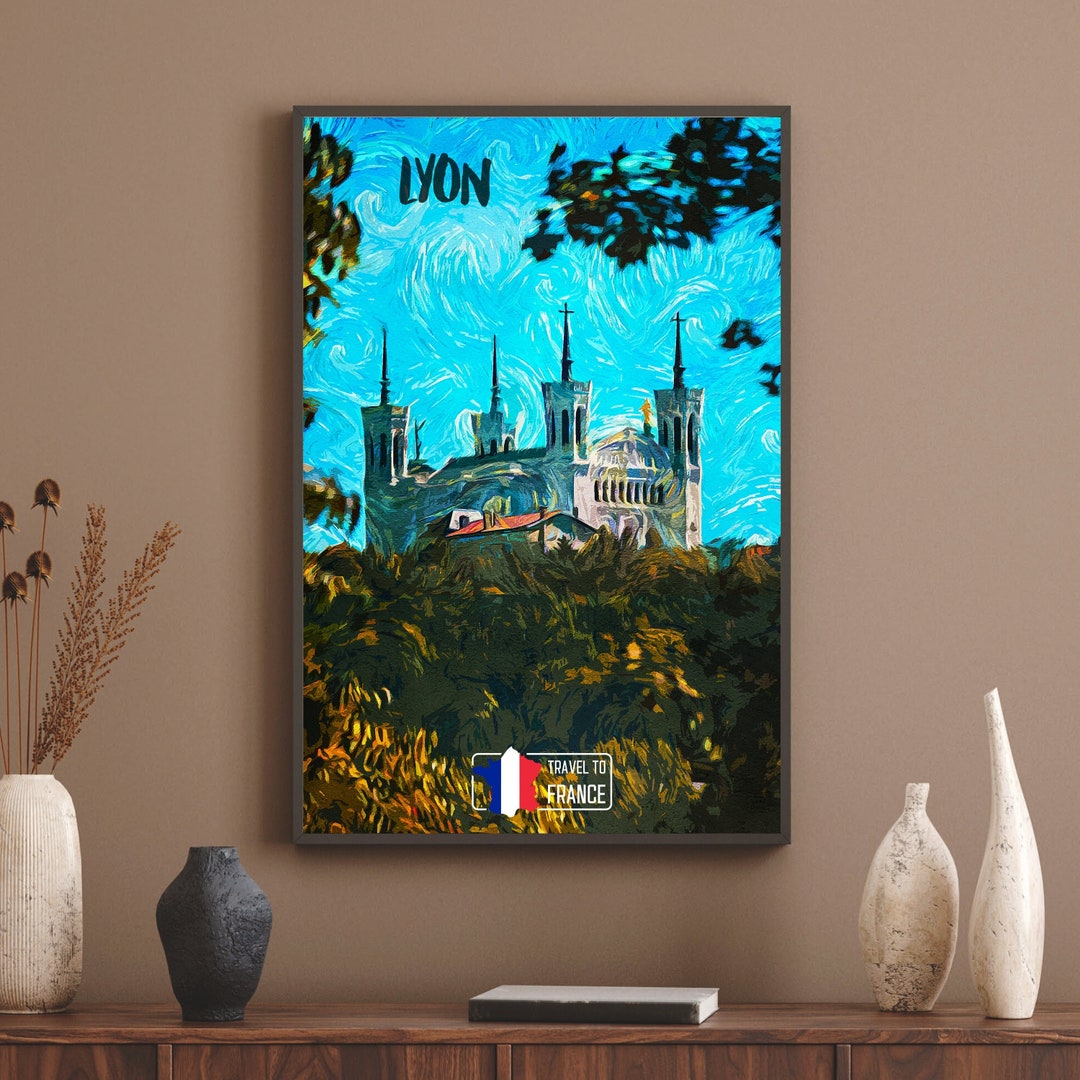 Lyon, France Lyon Posters, France Posters, Travel Posters Wall Art ...