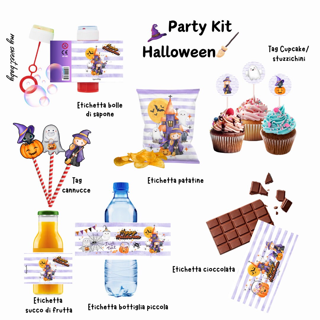 Halloween Digital Party Kit - Etsy
