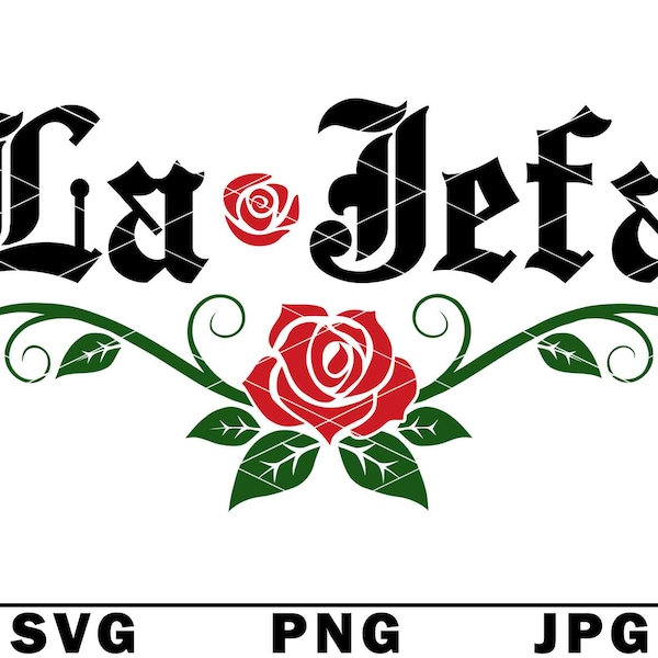 El Jefe SVG Man Boss Husband Wife Spanish Couple Matching Costume PNG ...