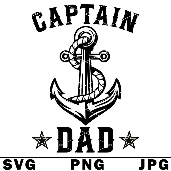 Boat Captain Svg - Etsy