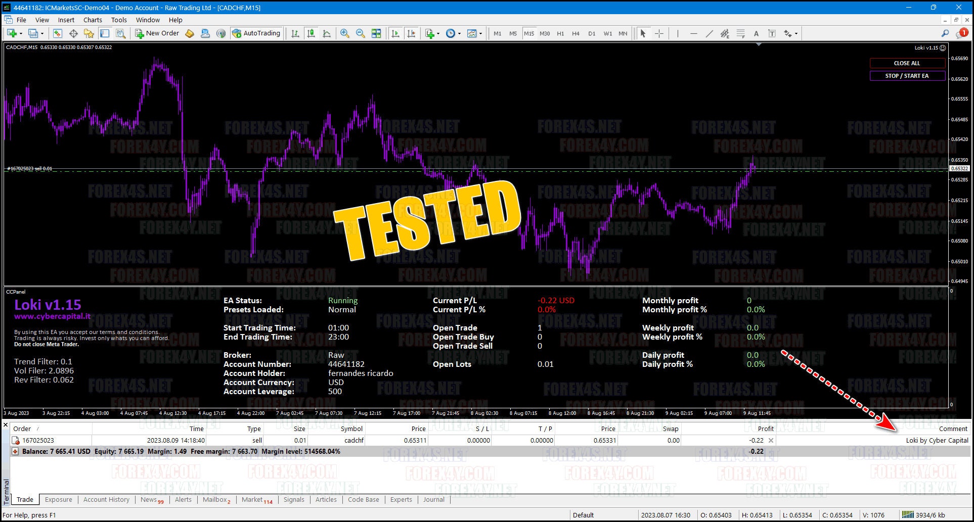 LOKI EA V1.15 MT4 Unlimited Version - Etsy