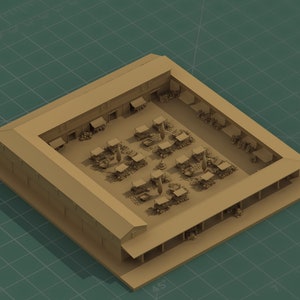 RPG Fantasy Marketplace 3D Print Model STL Download - Etsy