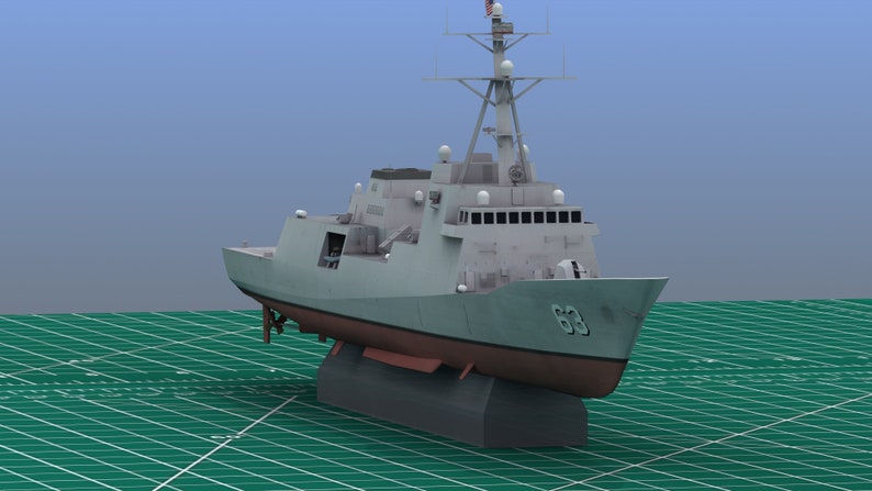 FFG-62 Frigate 3D Print Model File - Etsy