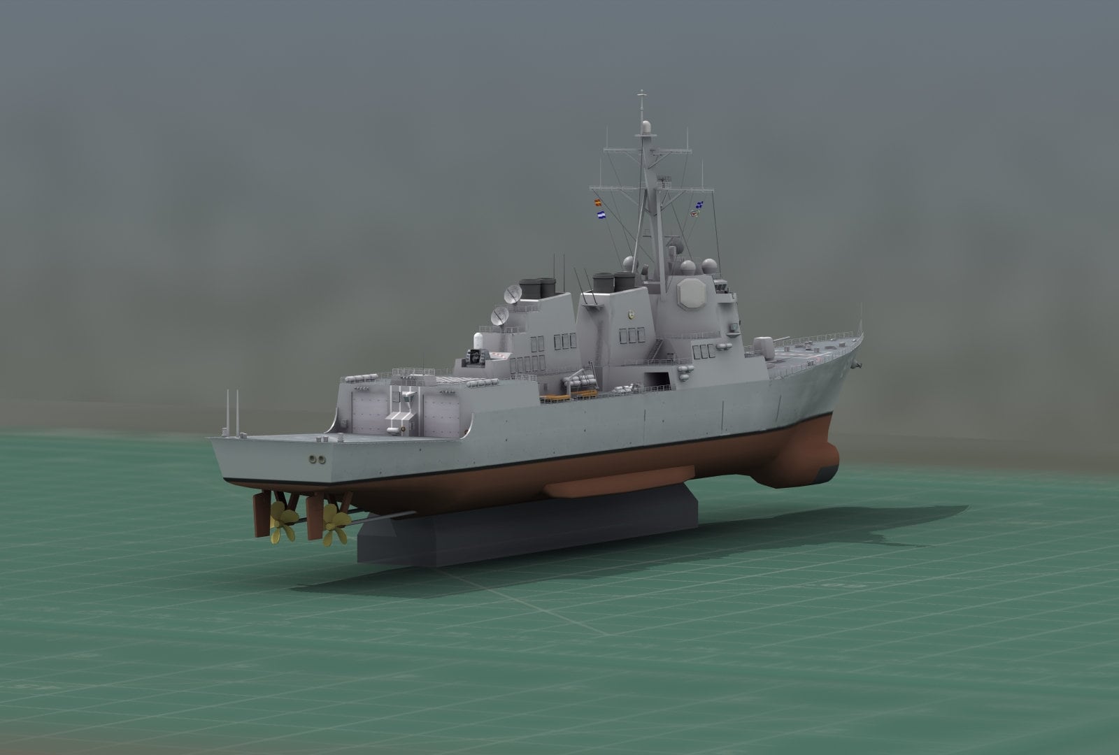 Arleigh Burke Class Destroyer 3D Print STL Model - Etsy