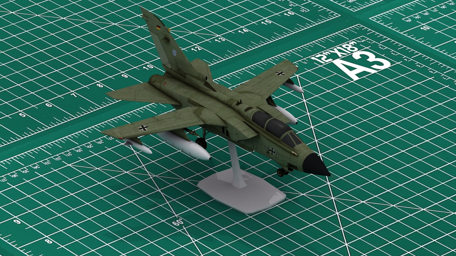 Tornado Jet 3D Model Kit - Etsy