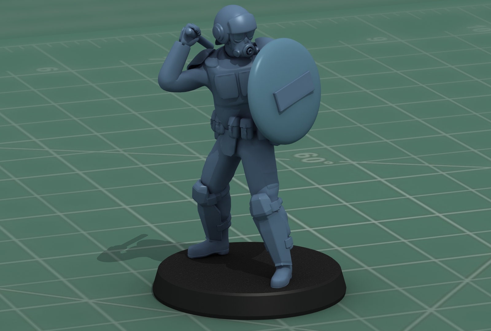 Riot Police 3D Print Miniatures - Etsy