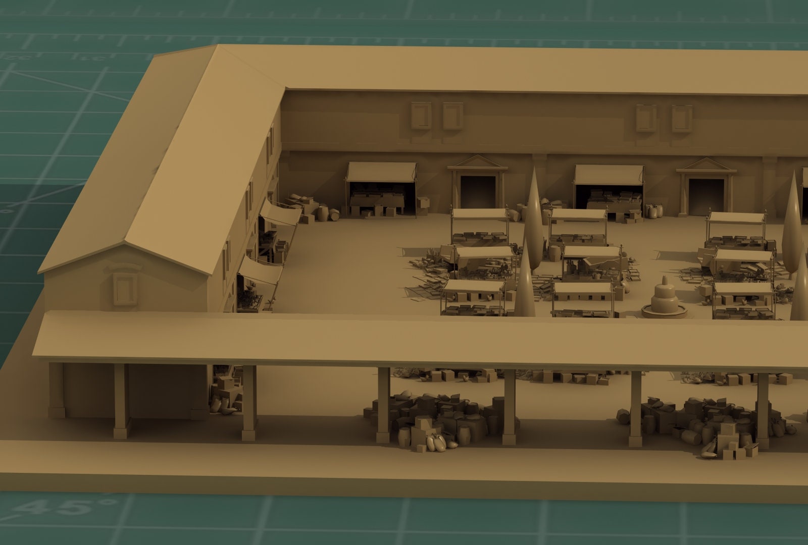 RPG Fantasy Marketplace 3D Print Model STL Download - Etsy