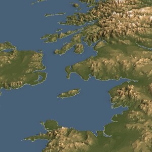 Great Britain and Ireland 3D Print STL Map - Etsy UK