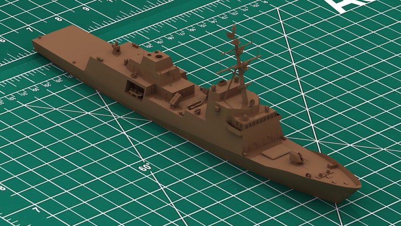 FFG-62 Frigate 3D Print Model File - Etsy