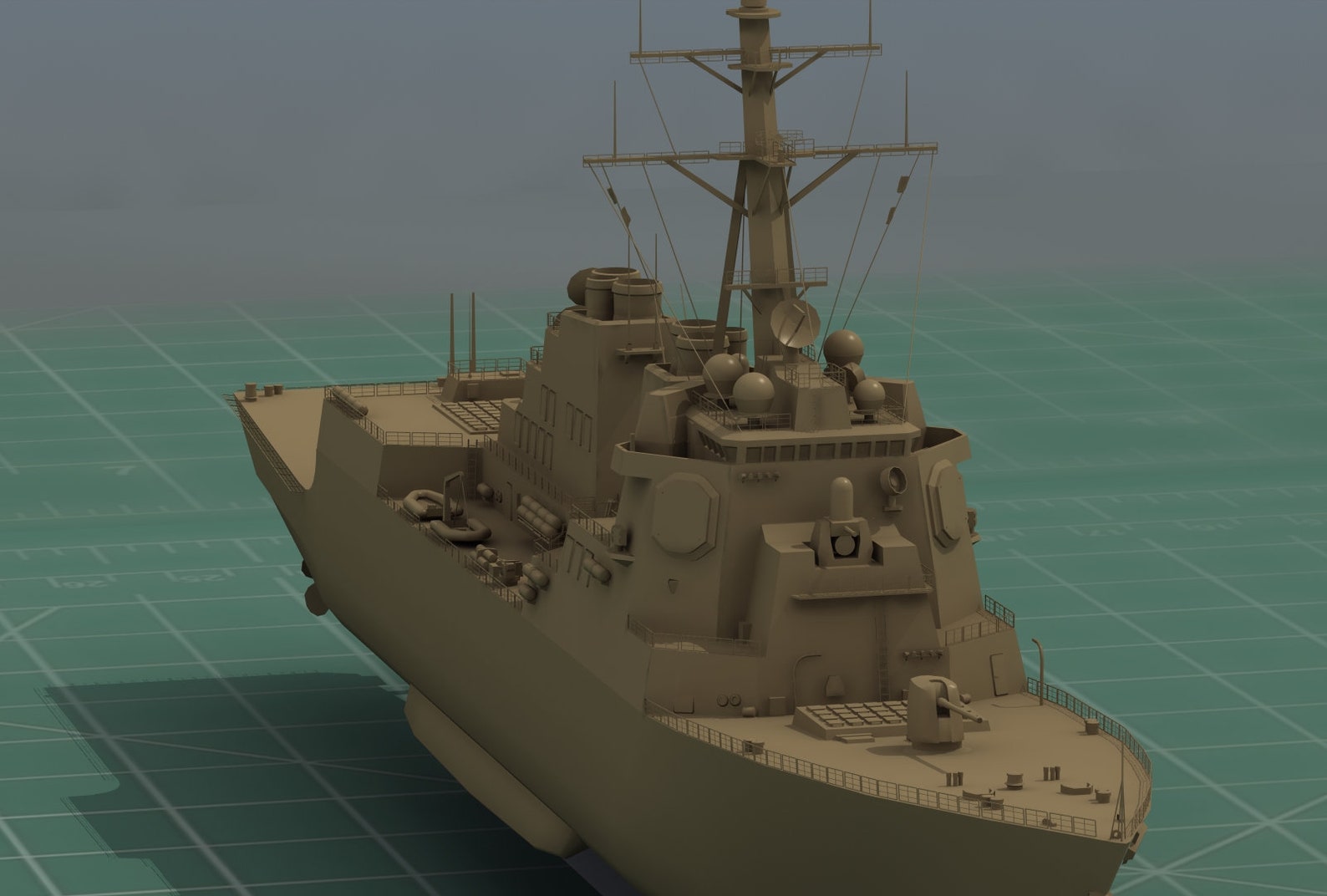 Arleigh Burke Class Destroyer 3D Print STL Model - Etsy UK