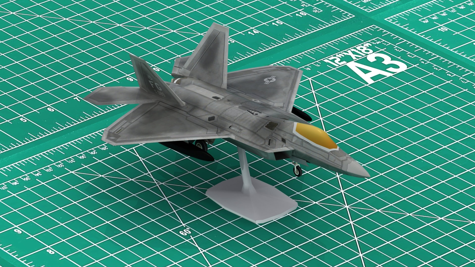 F22 Raptor 3D Print Model - Etsy
