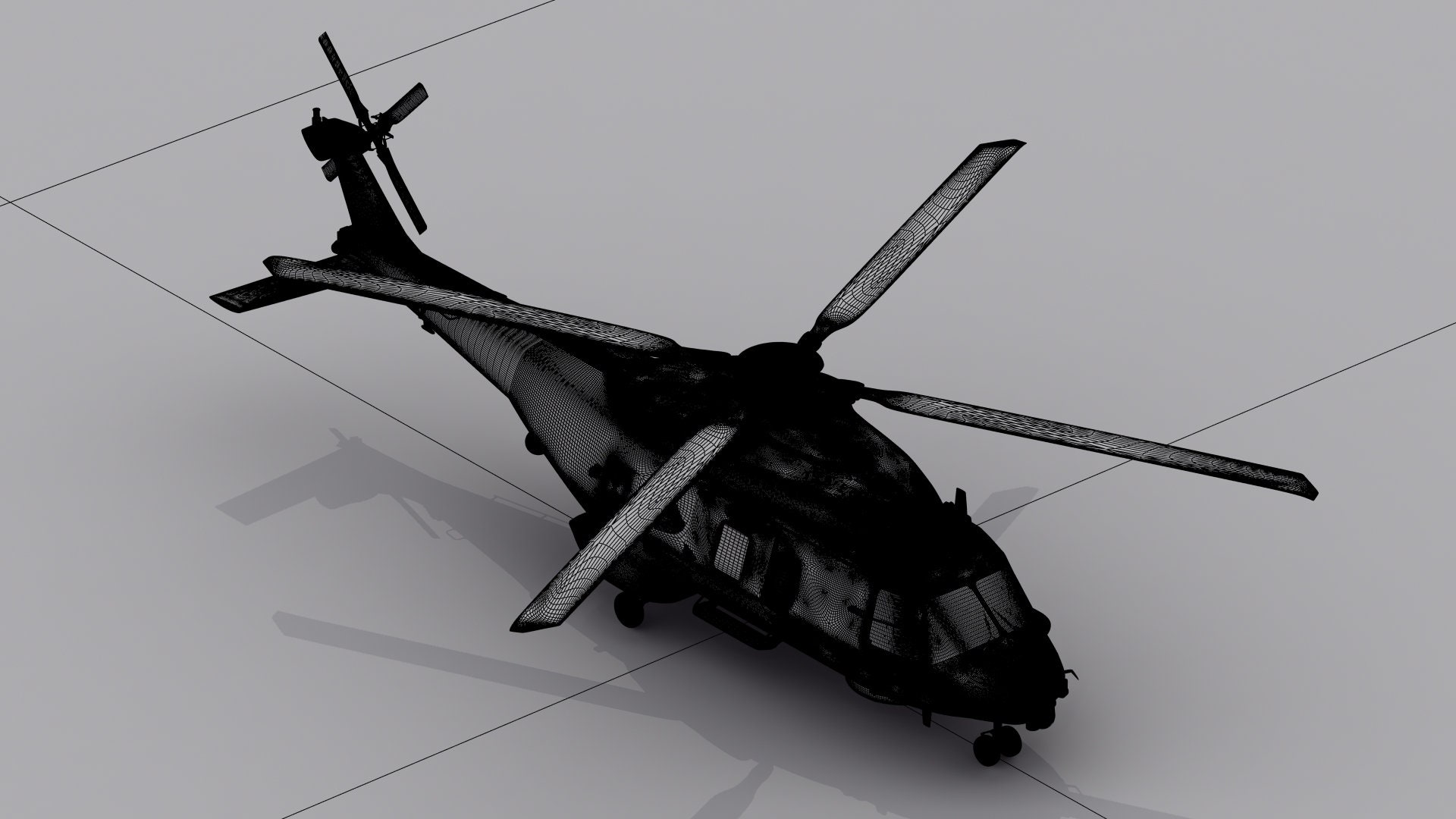 NH-90 Helicopter 3D Print Model File - Etsy