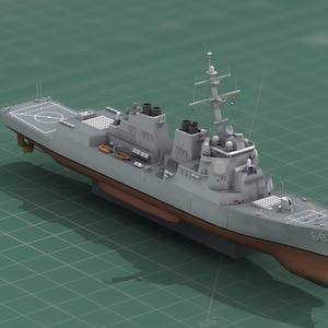 Arleigh Burke Class Destroyer 3D Print STL Model - Etsy