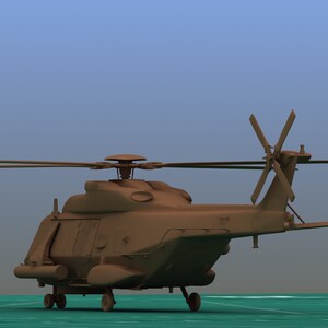 NH-90 Helicopter 3D Print Model File - Etsy