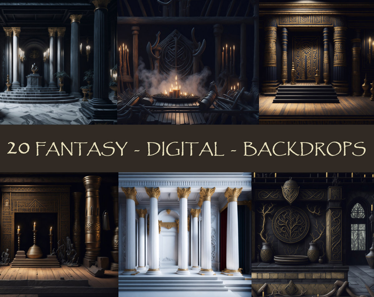 Fantasy Digital Photo Backdrops - Etsy