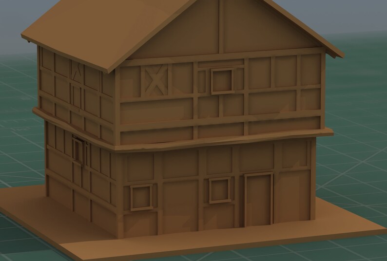 3D Print Ancient House STL Model - Etsy