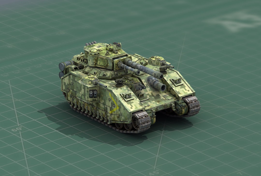 Grimdark Heavy SF Tank 3D Print Model STL File - Etsy Australia