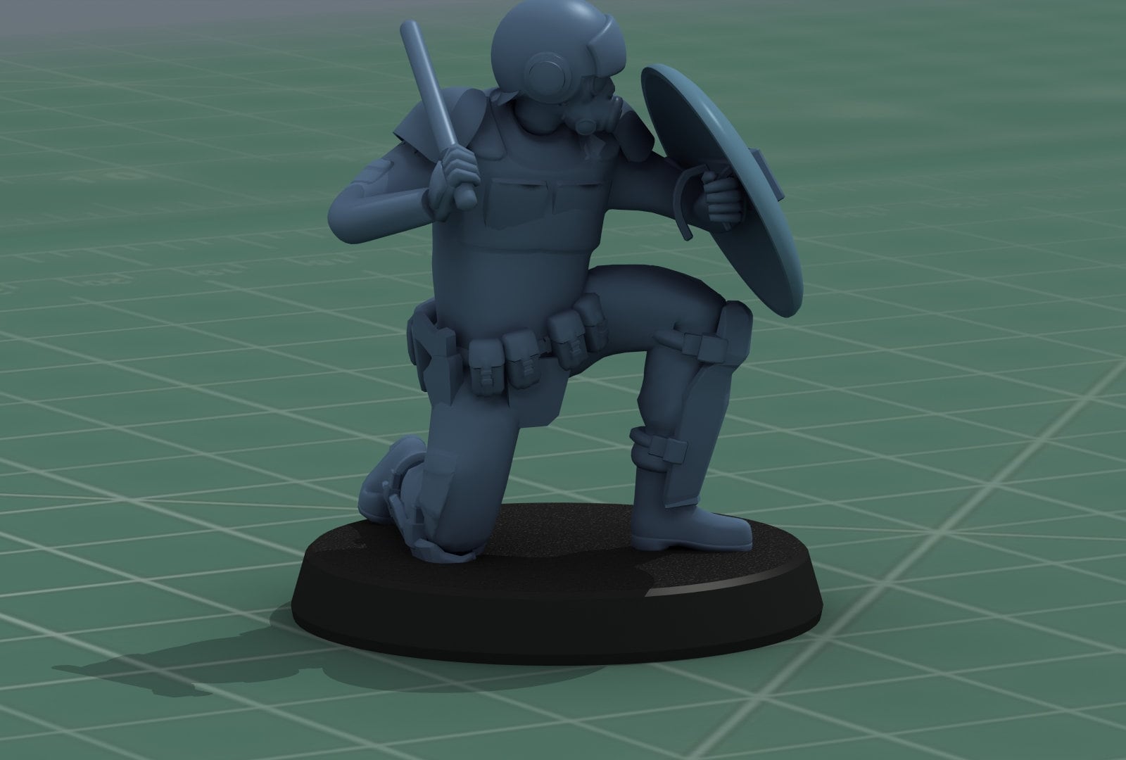 Riot Police 3D Print Miniatures - Etsy