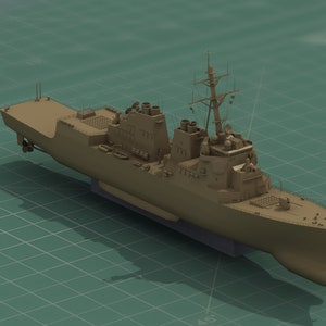 Arleigh Burke Class Destroyer 3D Print STL Model - Etsy UK