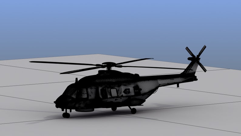 NH-90 Helicopter 3D Print Model File - Etsy