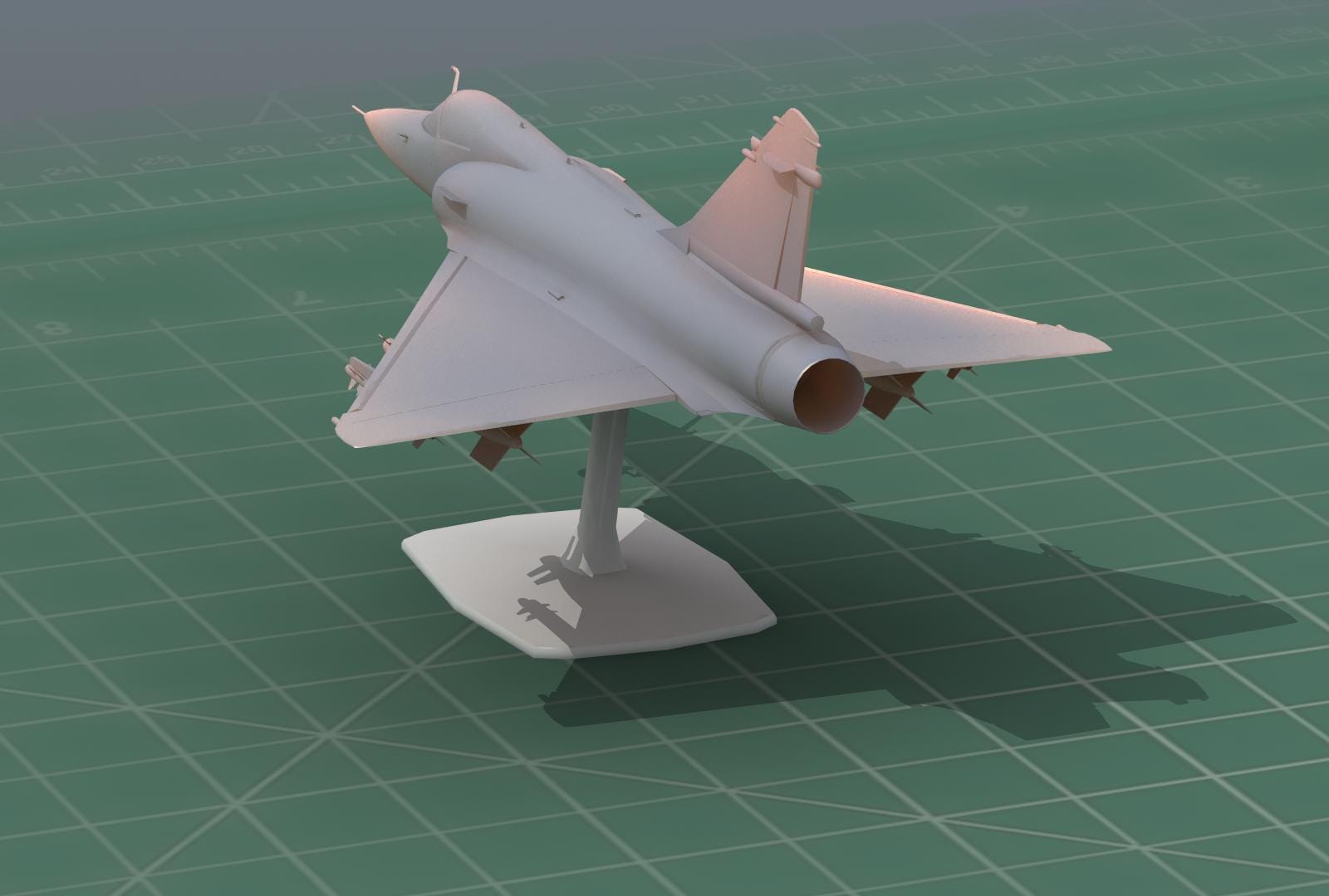 Mirage2000c Fighter Jet 3D Print Model Kit - Etsy