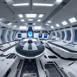 Spacecraft Interior Digital Backdrops - Etsy