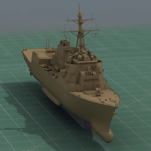 Arleigh Burke Class Destroyer 3D Print STL Model - Etsy UK