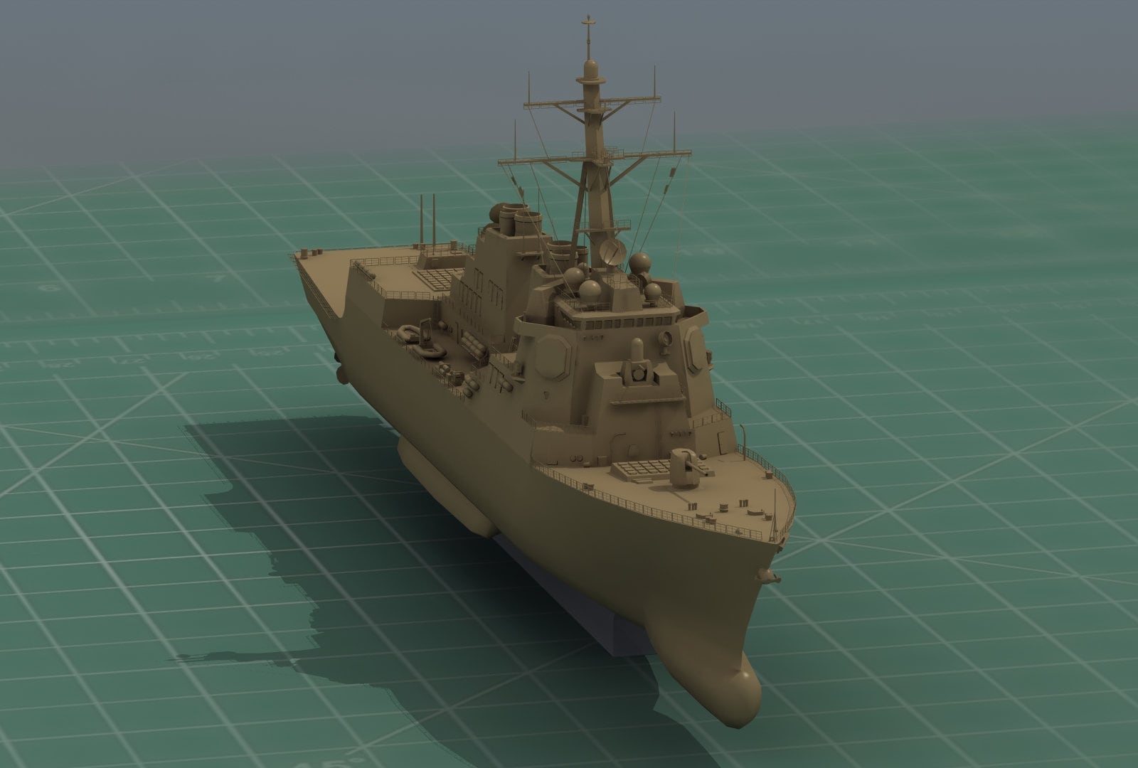 Arleigh Burke Class Destroyer 3D Print STL Model - Etsy