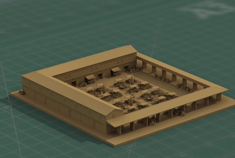 RPG Fantasy Marketplace 3D Print Model STL Download - Etsy