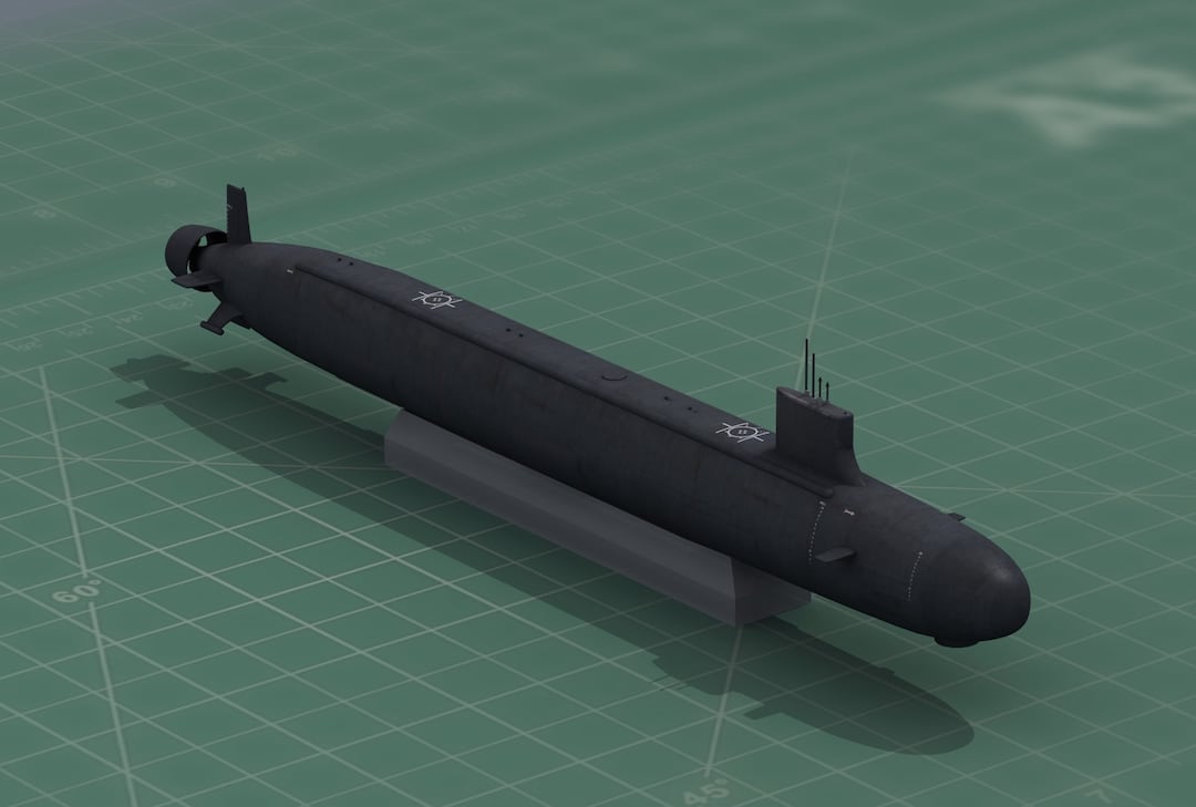 USS Virginia Nuclear Submarine SSN 3D Print STL Model - Etsy