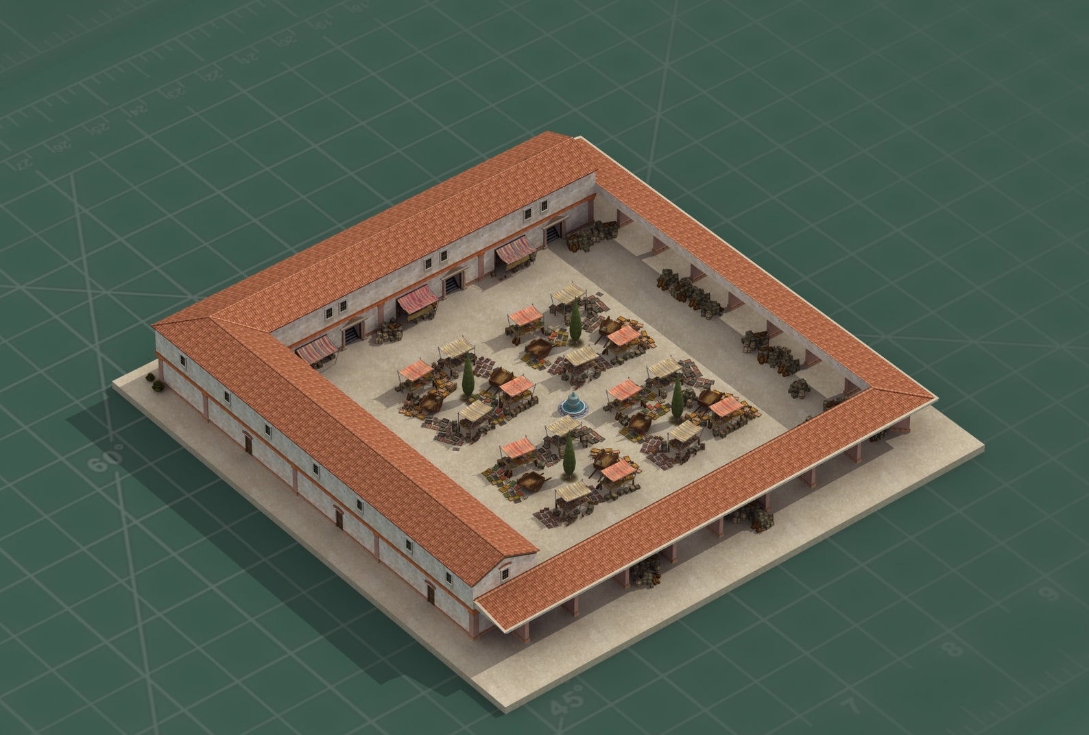 RPG Fantasy Marketplace 3D Print Model STL Download - Etsy