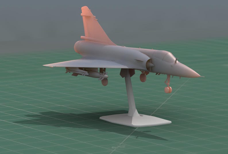 Mirage2000c Fighter Jet 3D Print STL Model Kit - Etsy UK