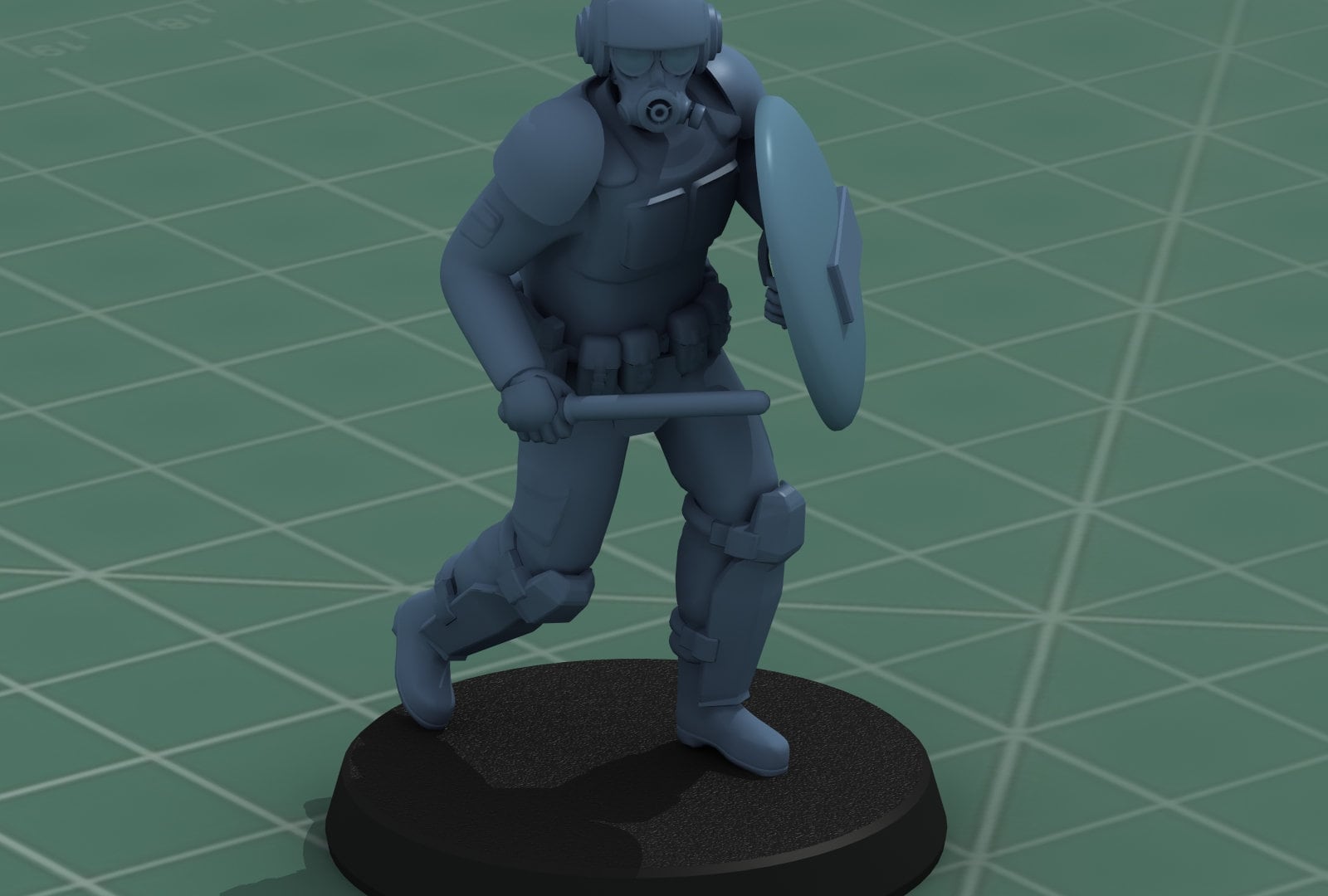 Riot Police 3D Print Miniatures - Etsy