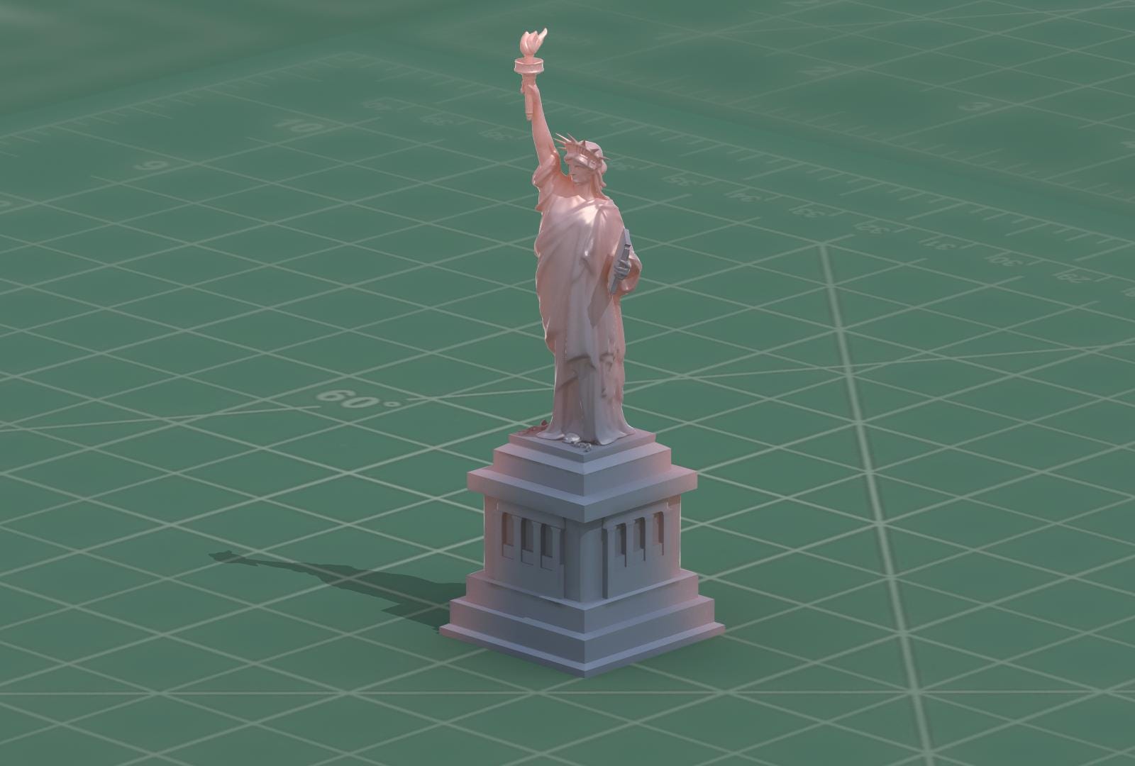 Statue of Liberty NYC 3D Print Model STL File - Etsy