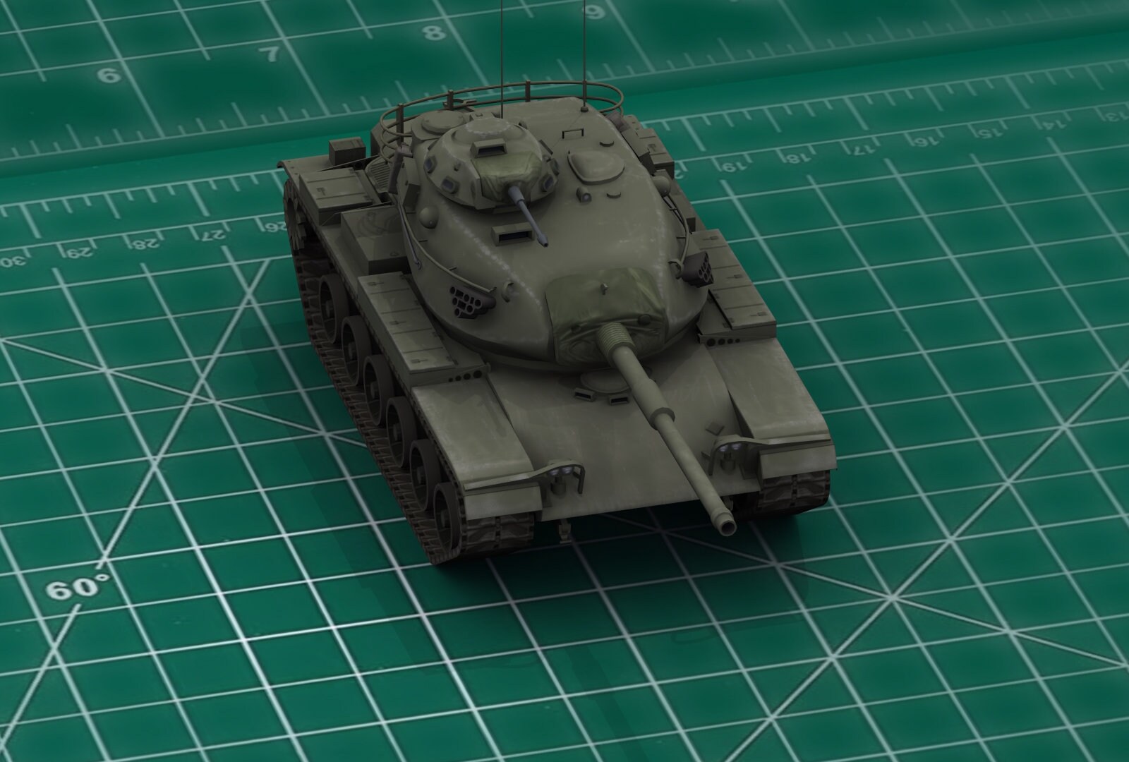 M60A3 Tank Print 3D Model - Etsy