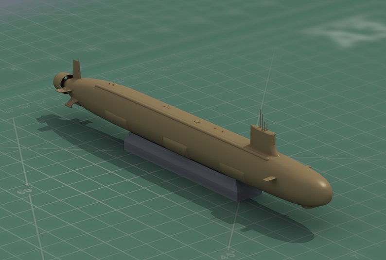 USS Virginia Nuclear Submarine SSN 3D Print STL Model - Etsy