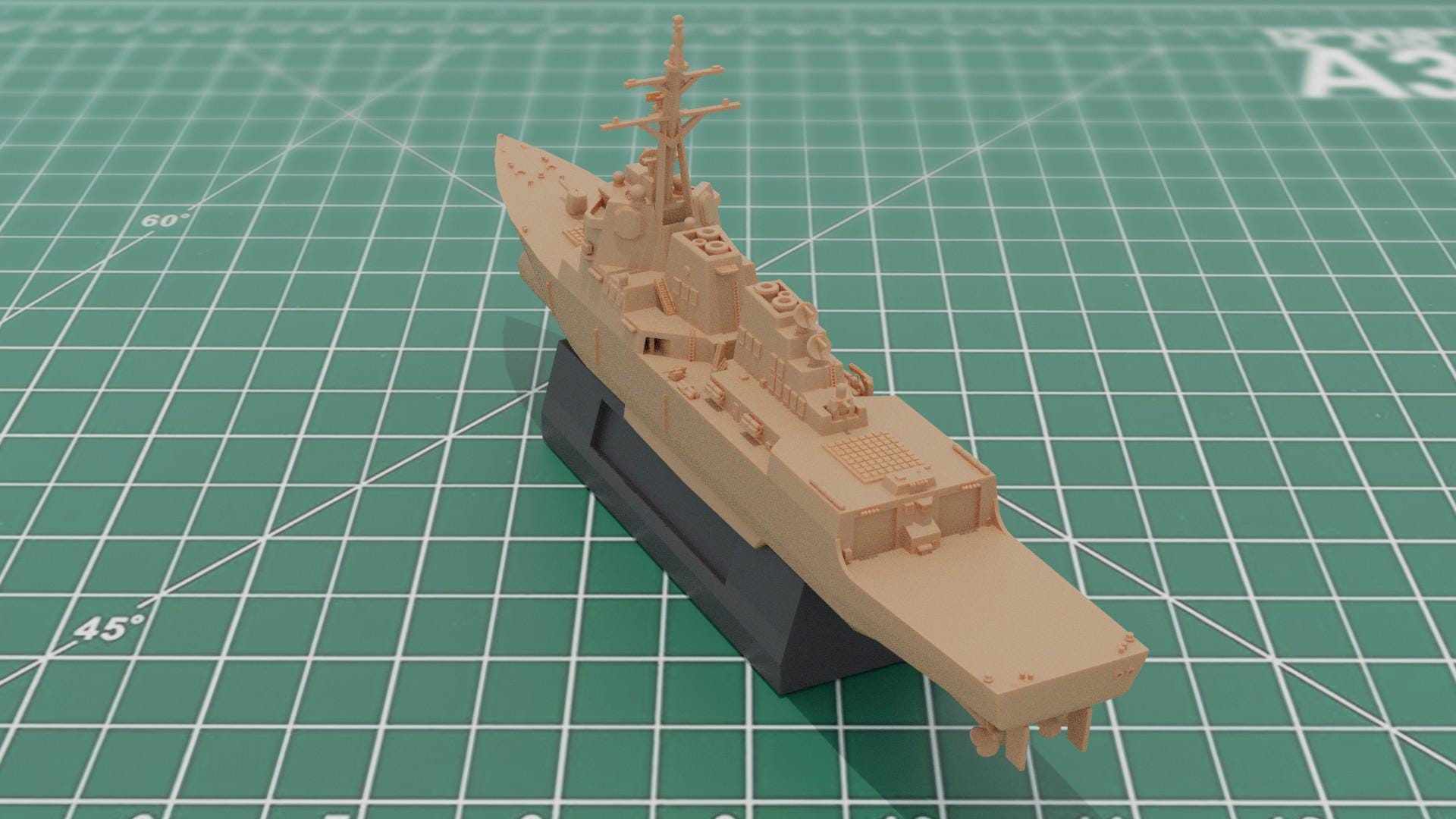 USS Arleigh Burke Class Destroyer DDG 3D Print STL Model - Etsy